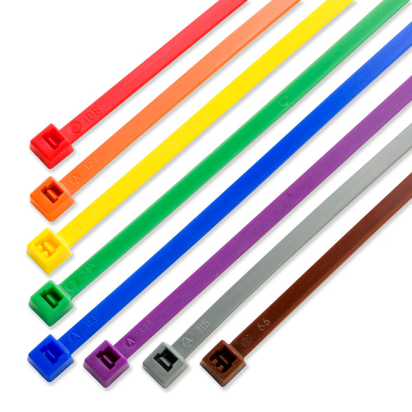 cable ties coloured